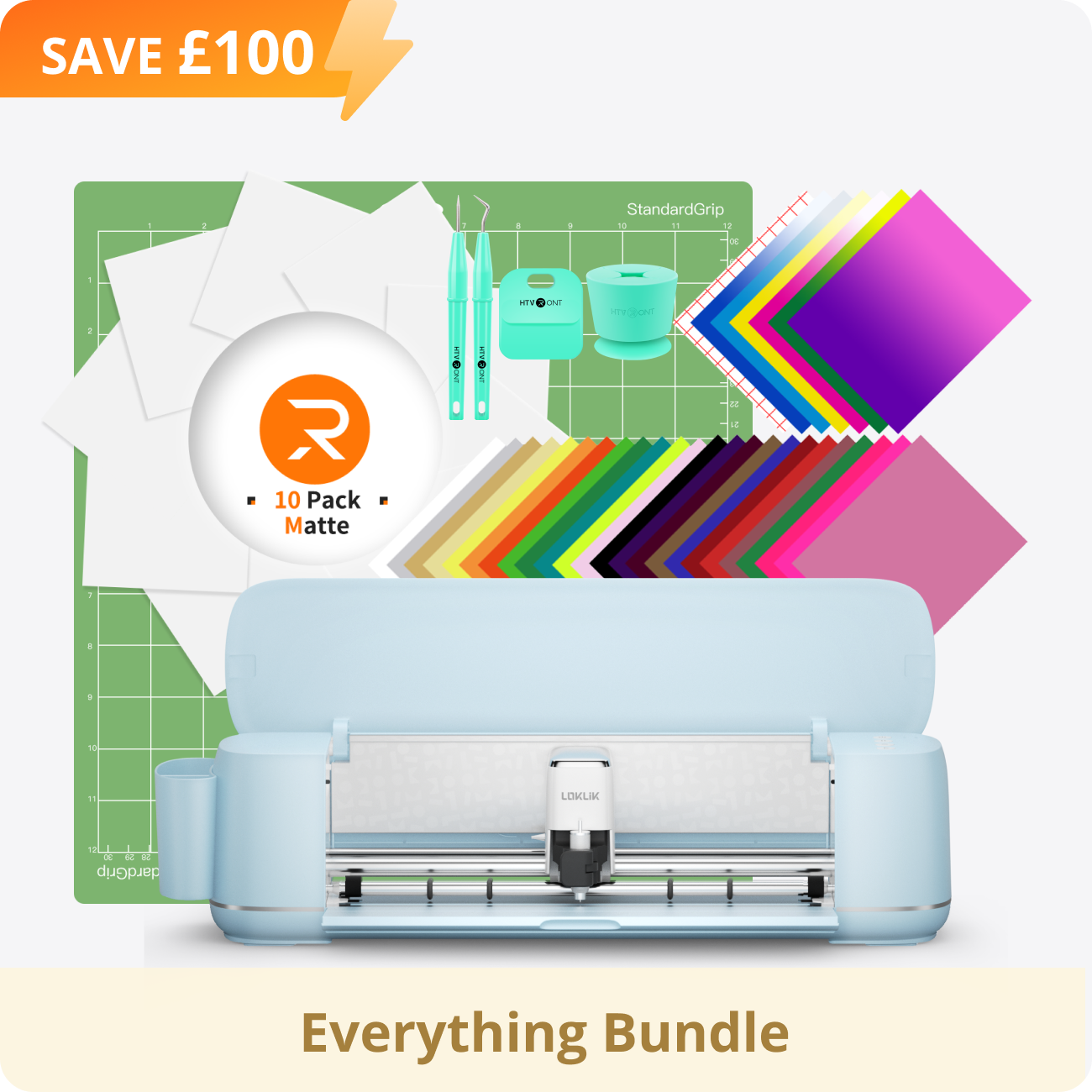 [Everything Bundle] LOKLiK iCraft™ Cutting Machine + Everything Bundle ...
