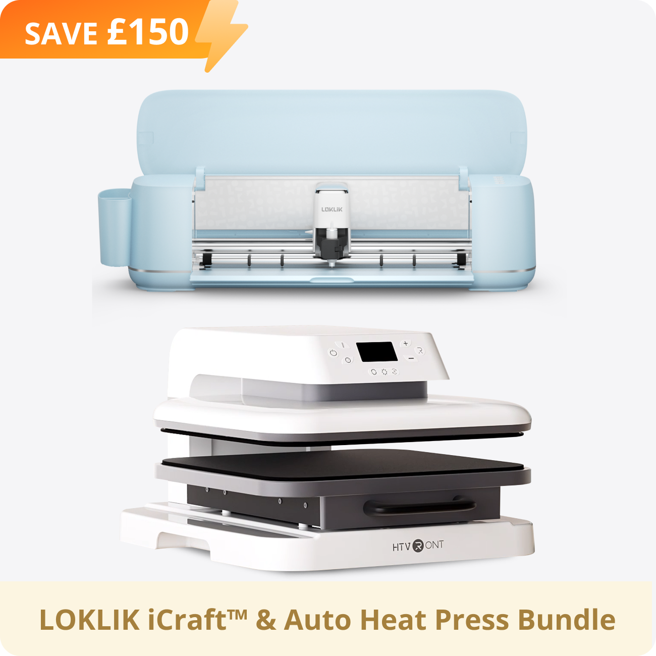 [iCraft Machine bundle]Loklik iCraft™+ Auto Heat Press Machine15"x15 ...