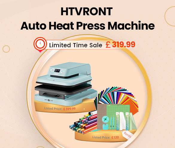 Heat Transfer Vinyl(iron on), Self Adhesive Vinyl for Cricut – HTVRONT ...